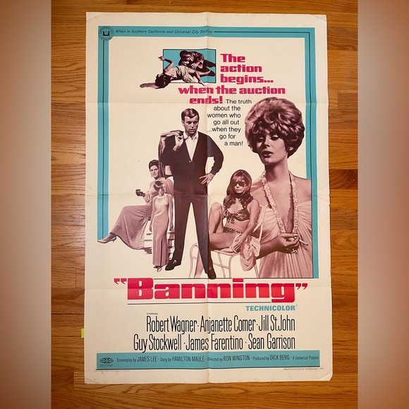 Grooming | Vintage Banning 1967 Movie Poster Robert Wagner Jill St John ...